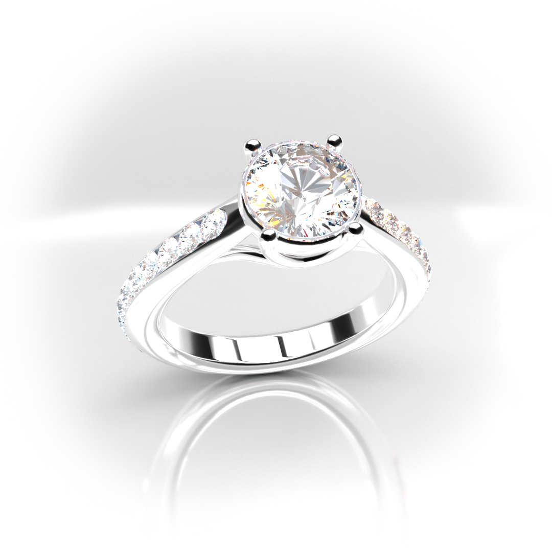 Engagement Ring 3D Model - TurboSquid 1297571