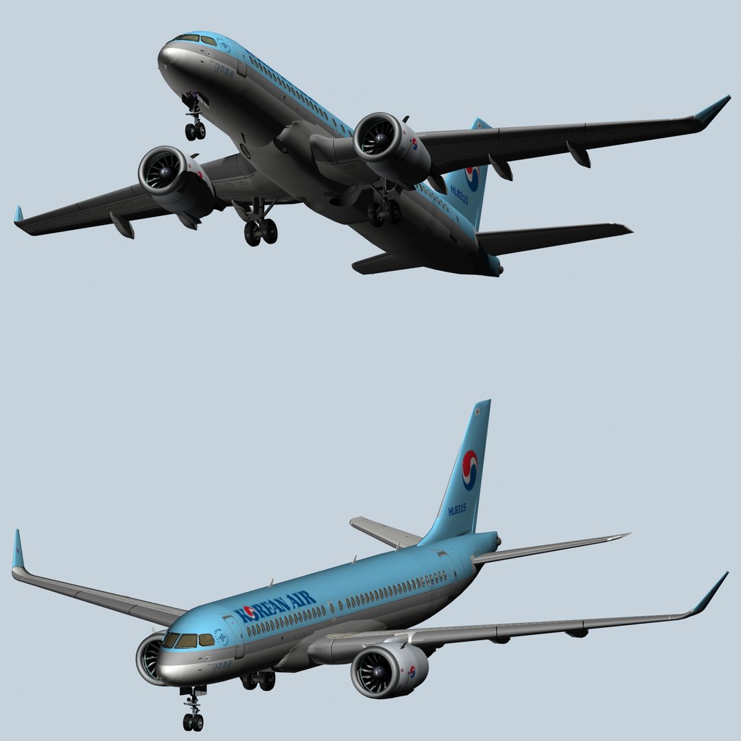 Airbus A220 Passenger Jet 3D Model - TurboSquid 1384467