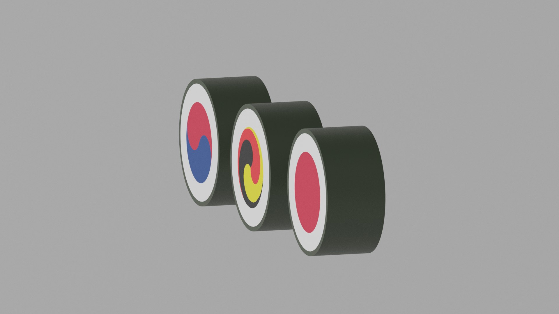 3D Cartoon Sushi And Gimbap Model - TurboSquid 2194309