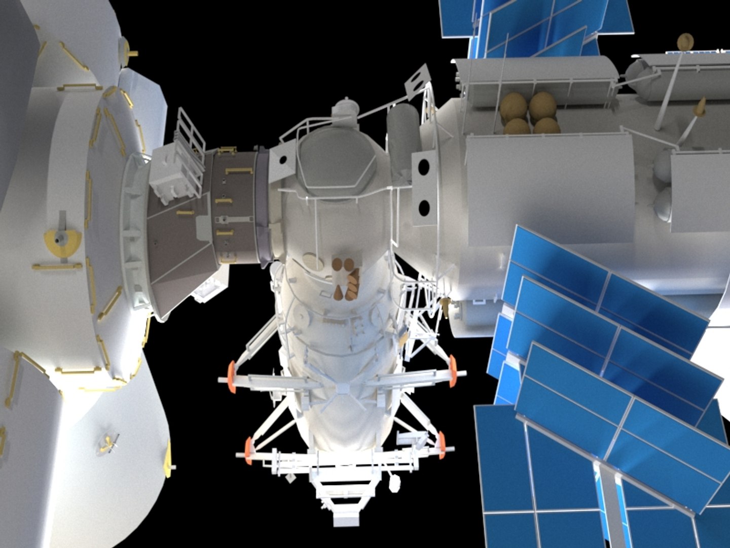 International Space Station 3D Model - TurboSquid 1669068