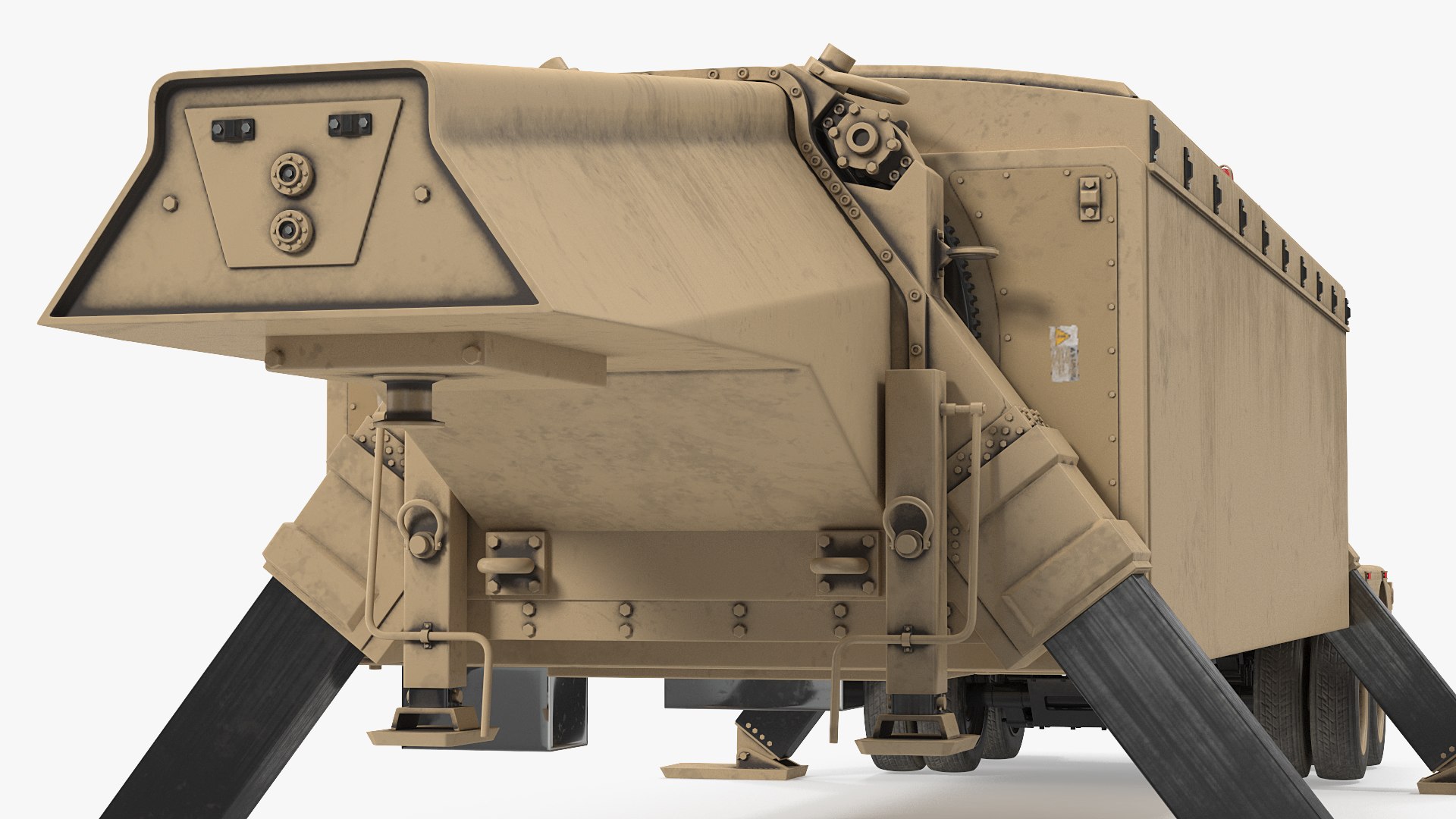 Deployed tpy 2 radar 3D model - TurboSquid 1618649