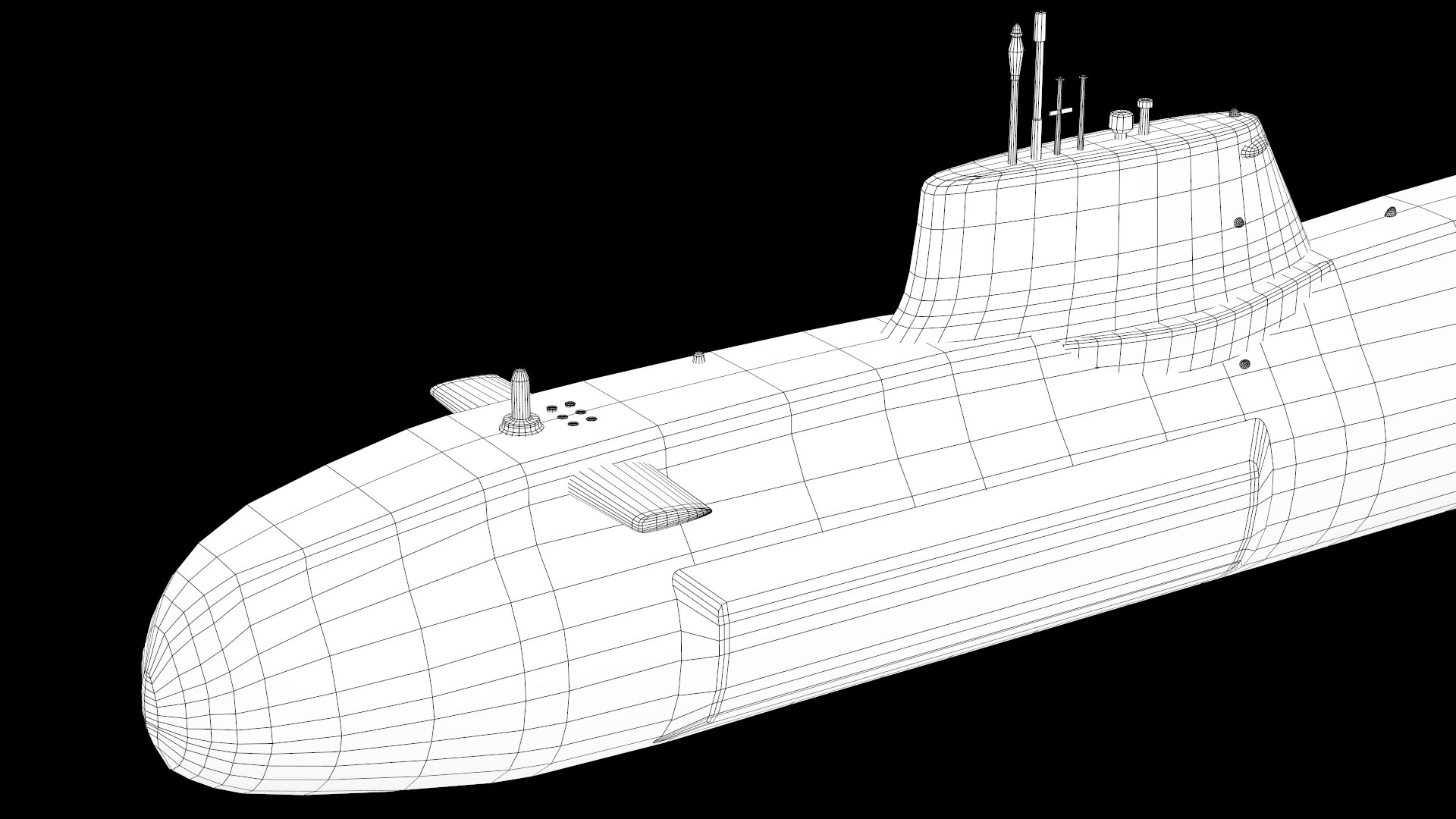 3D model astute-class submarine classes - TurboSquid 1471931