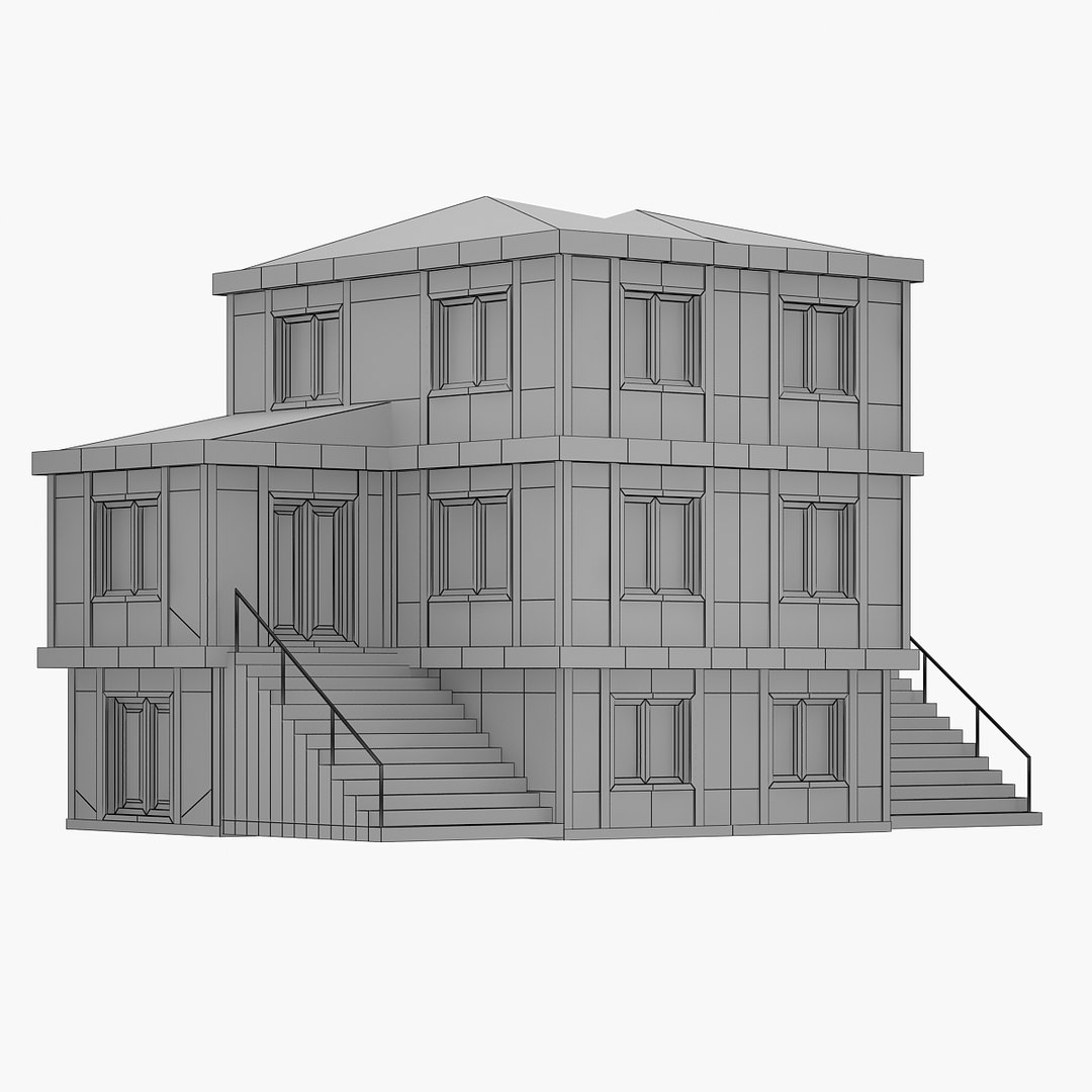 3D Country House 06 - TurboSquid 1868124