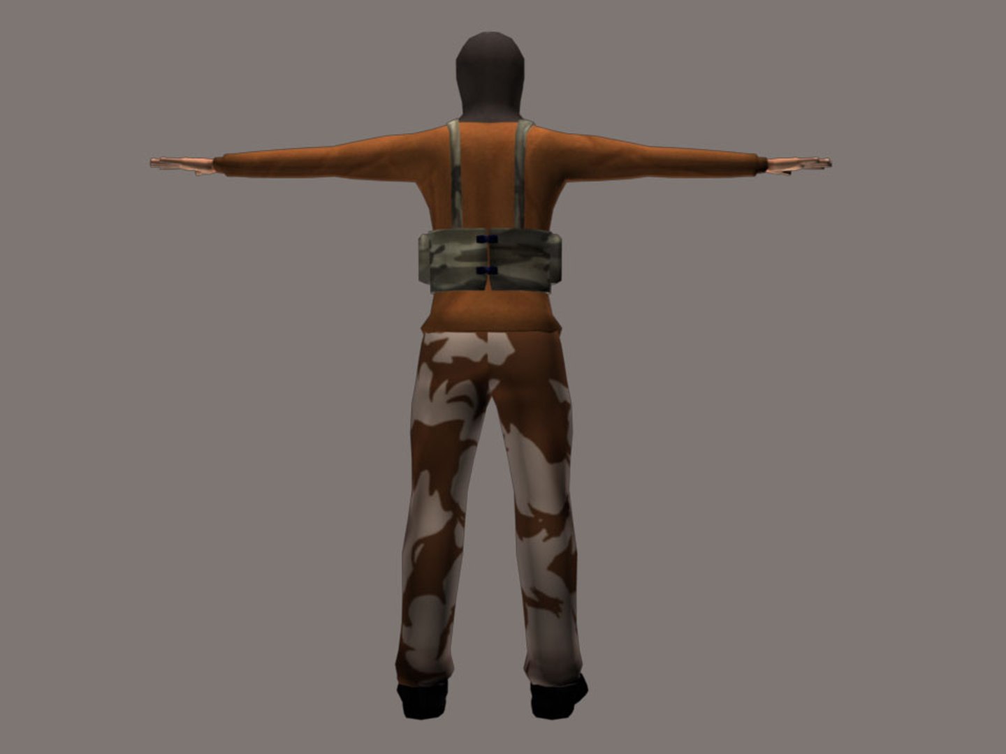 Military Human 3d Model