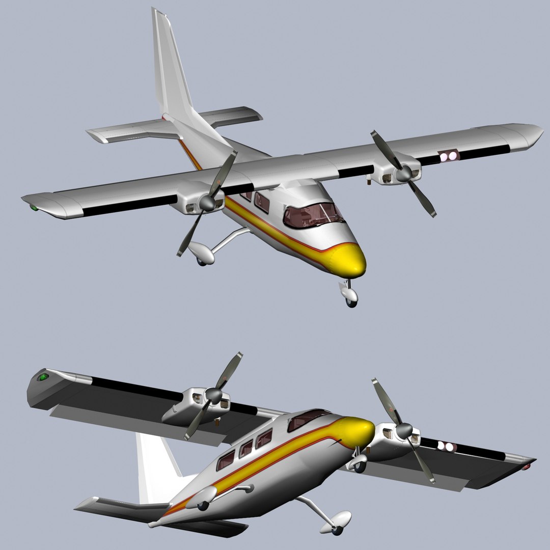 3D Partenavia P68 Commuter Model - TurboSquid 1388467