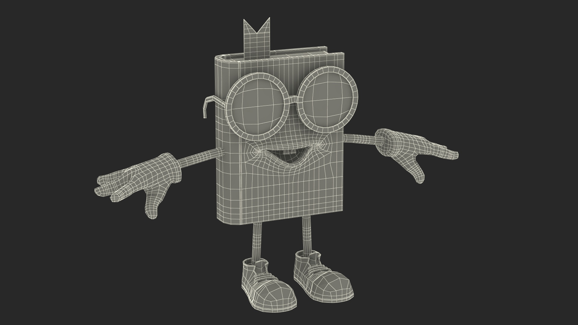 3D Cartoon Red Book Rigged For Cinema 4D - TurboSquid 2140451