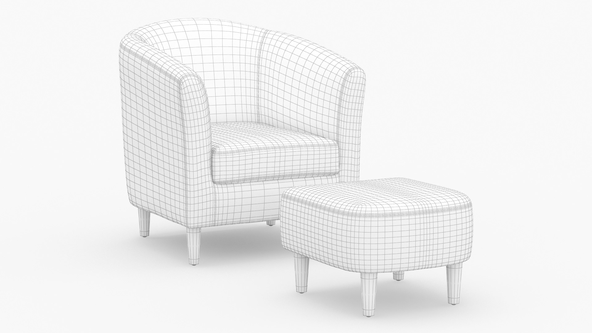 3D Dazone Modern Accent Chair Model - TurboSquid 2254290