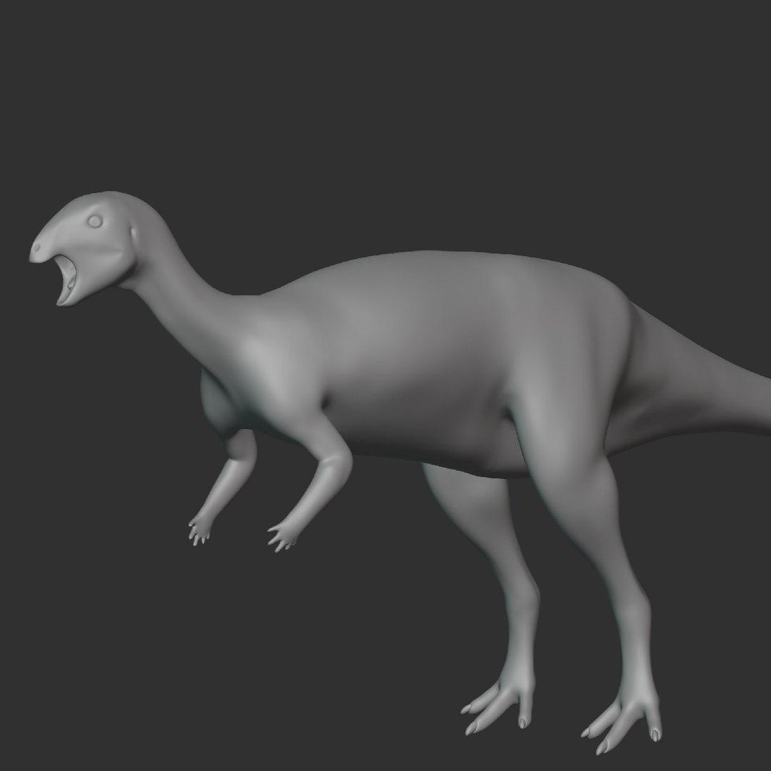 Dryosaurus Basemesh Low Poly 3D 모델 - TurboSquid 1994077