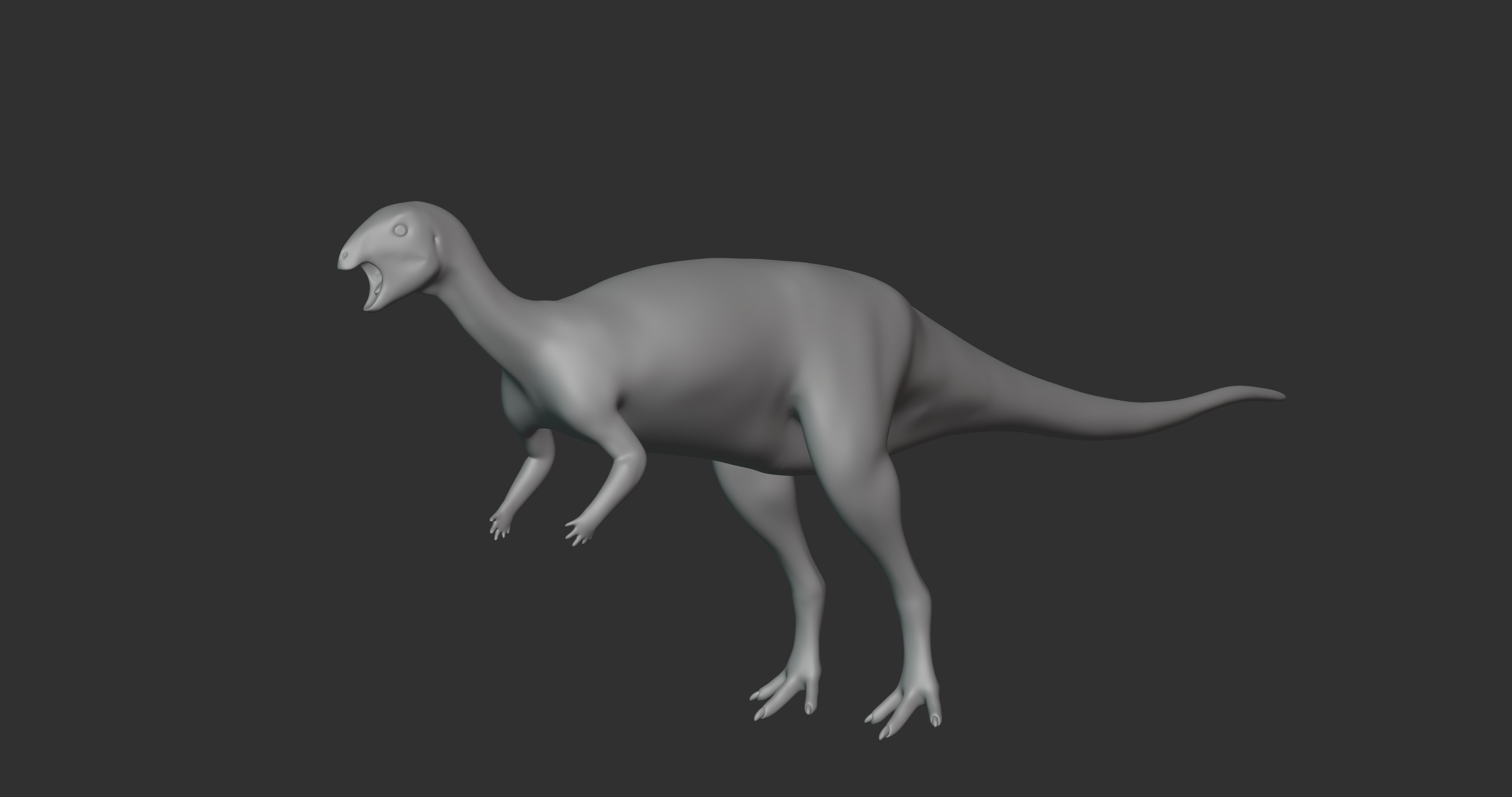 modelo 3d Dryosaurus Basemesh Low Poly - TurboSquid 1994077