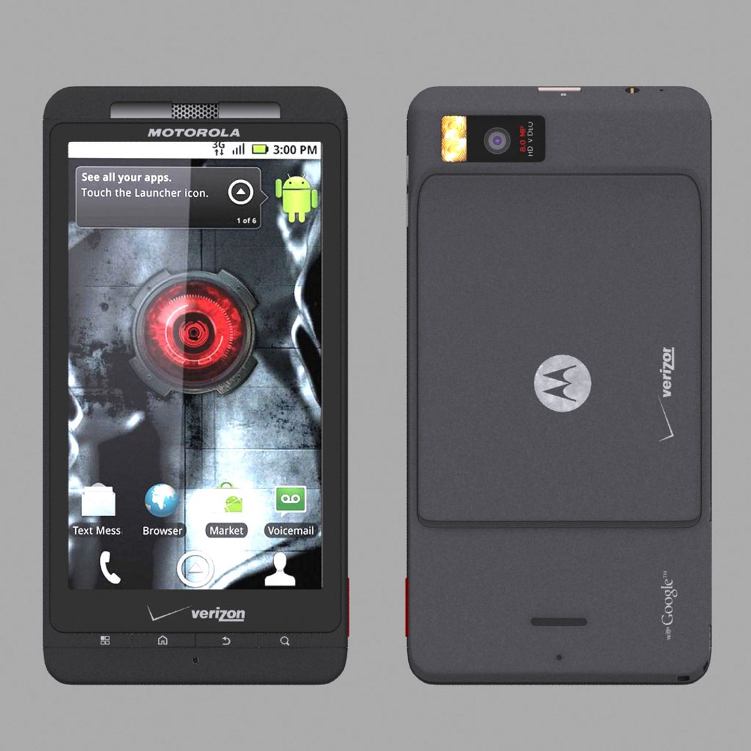 Motorola Droid X 3d Model