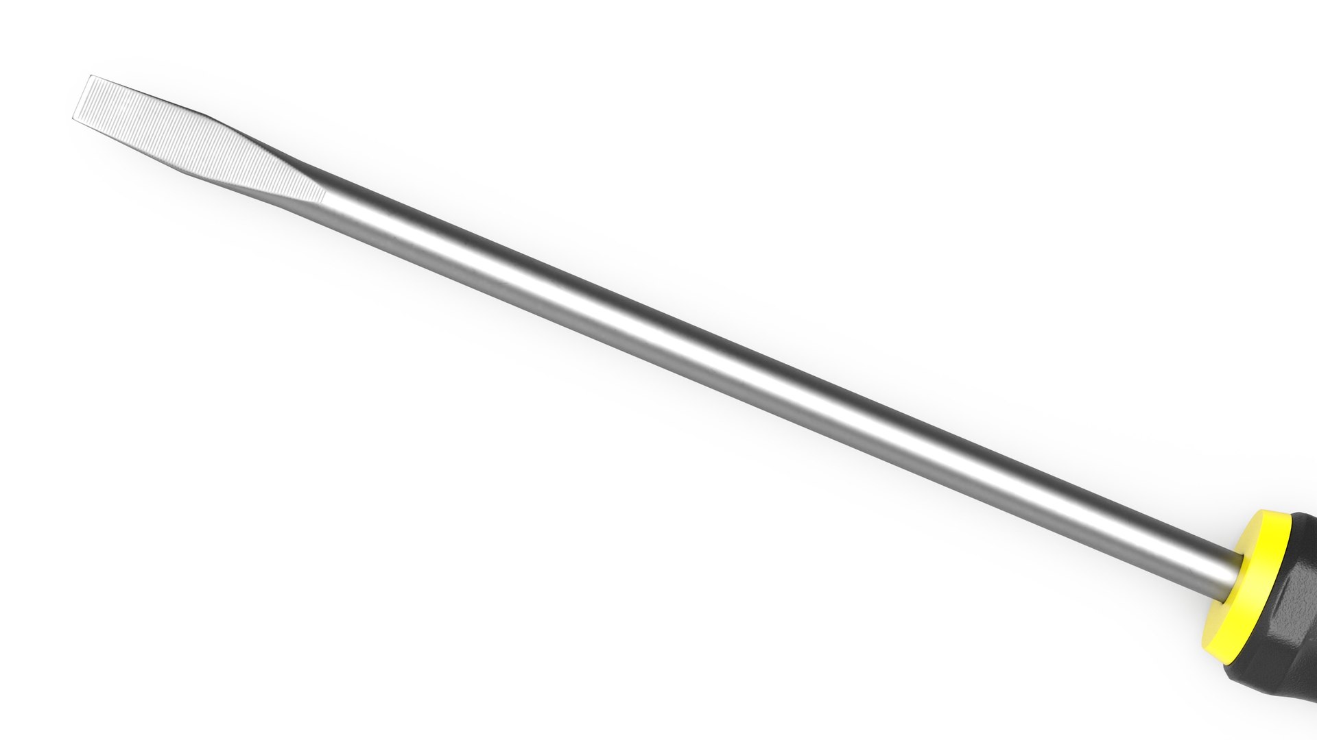 3D Flat Head Screwdriver 8mm - TurboSquid 2031815