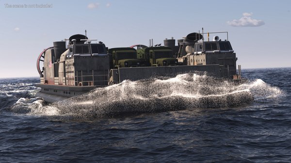 Ciężarówki LCAC i armii USA Model 3D - TurboSquid 2385590
