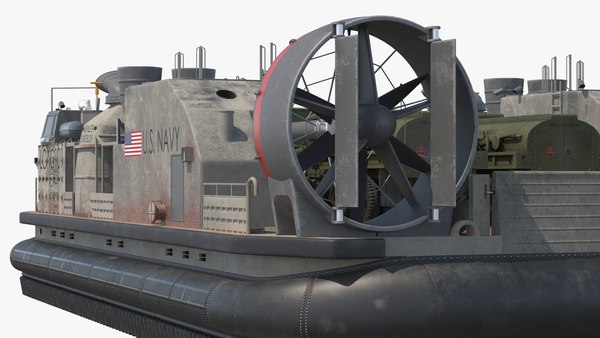 modelo 3d LCAC y camiones del ejército de EE. UU. - TurboSquid 2385590