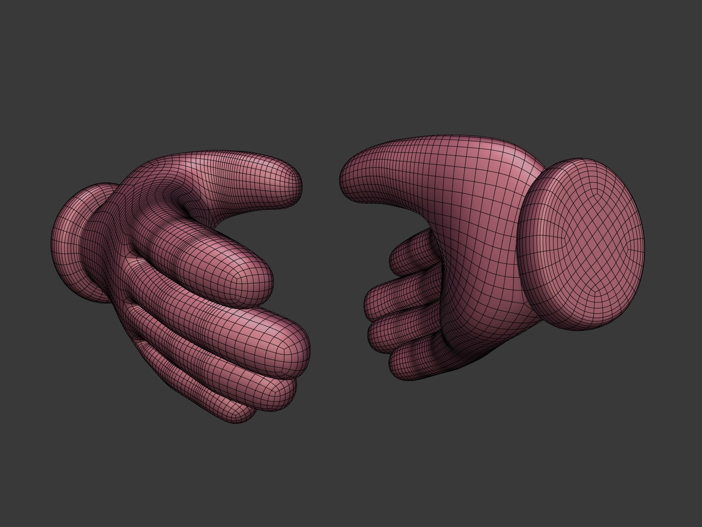 3D cartoon hand model - TurboSquid 1349850