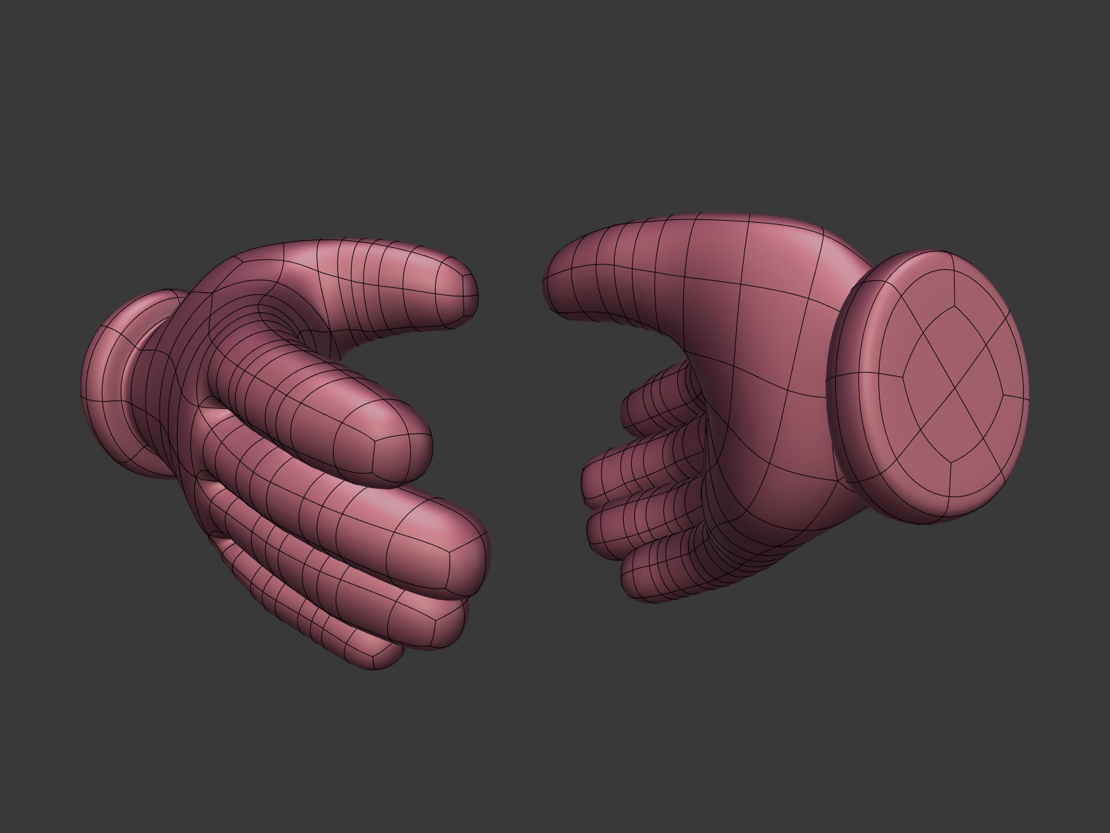 3D cartoon hand model - TurboSquid 1349850