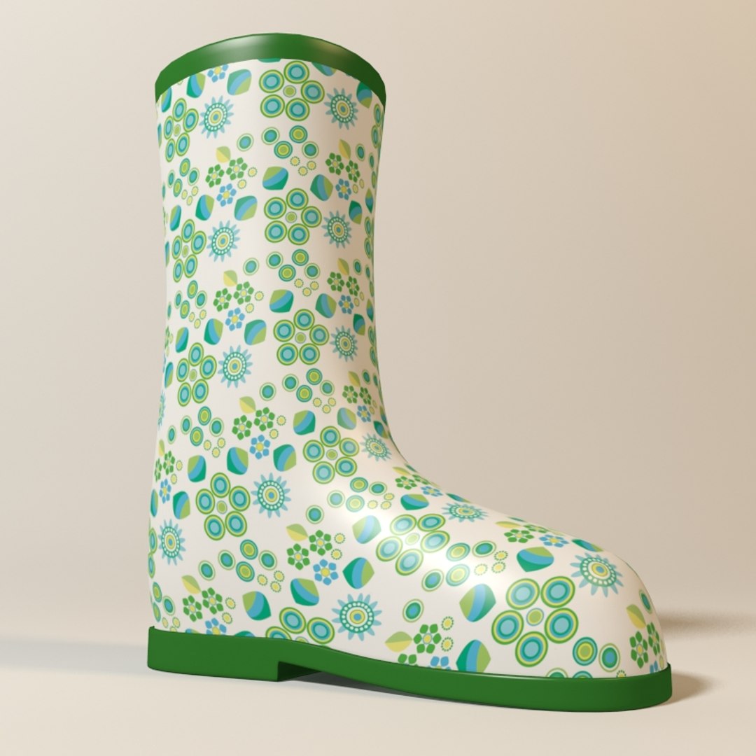 3d Rubber Boots