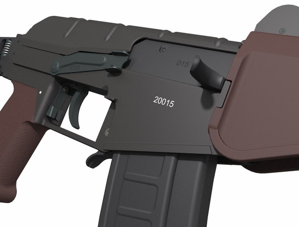 modernized assault rifle sr3m 3d max