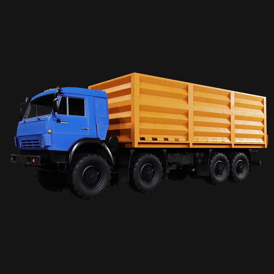 Kamaz Truck Model - TurboSquid 1819473