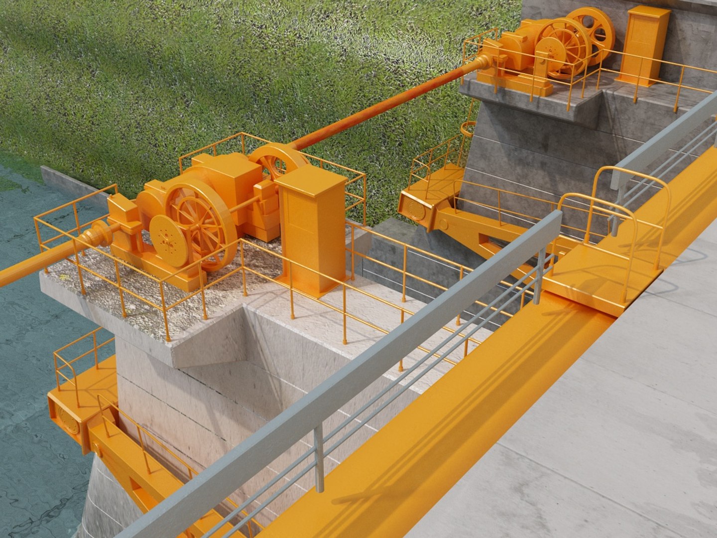 Dam 3D Model - TurboSquid 2004223