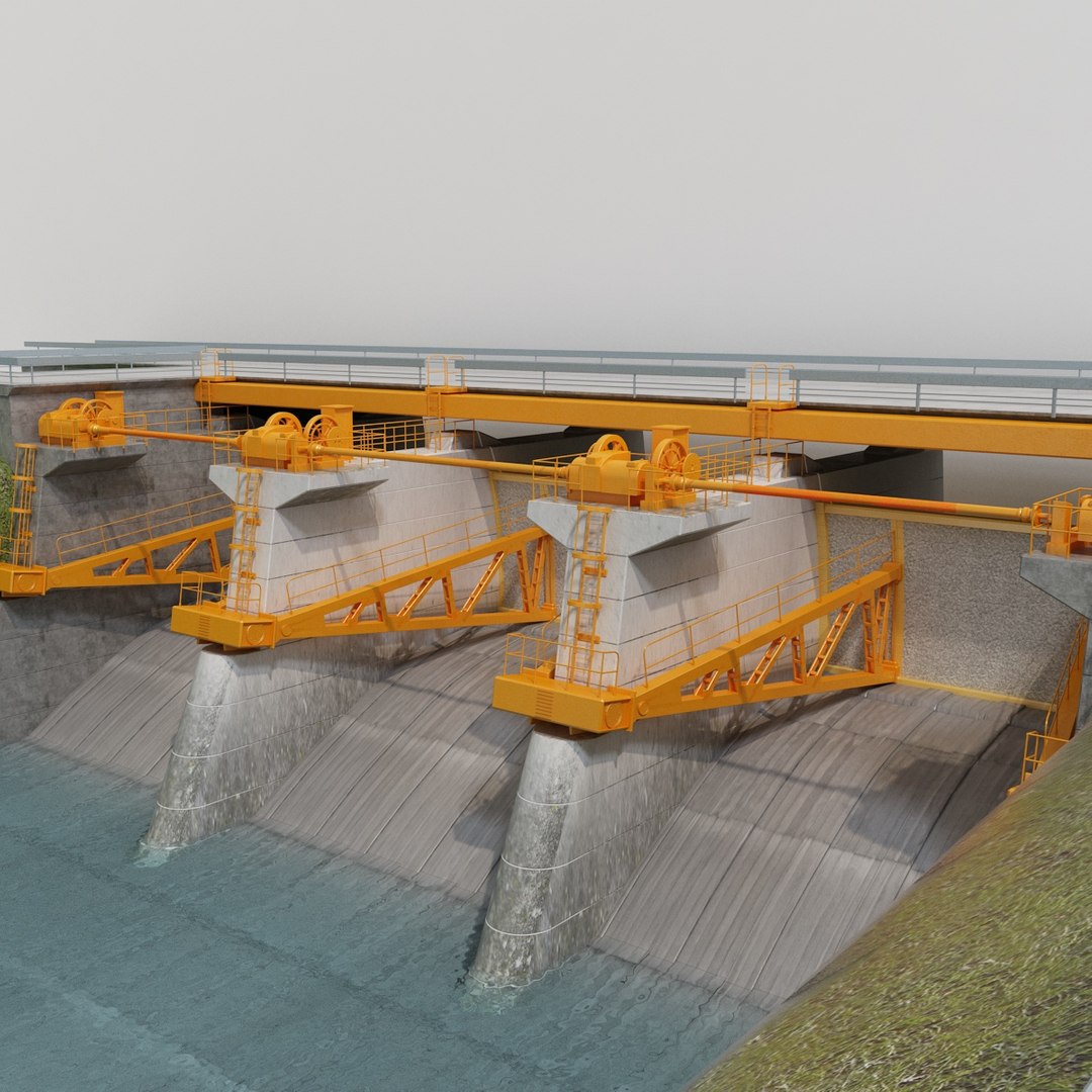 Dam 3D Model - TurboSquid 2004223