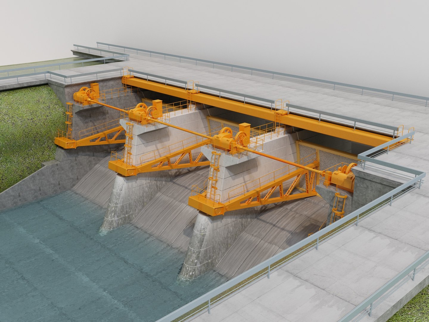 Dam 3D Model - TurboSquid 2004223