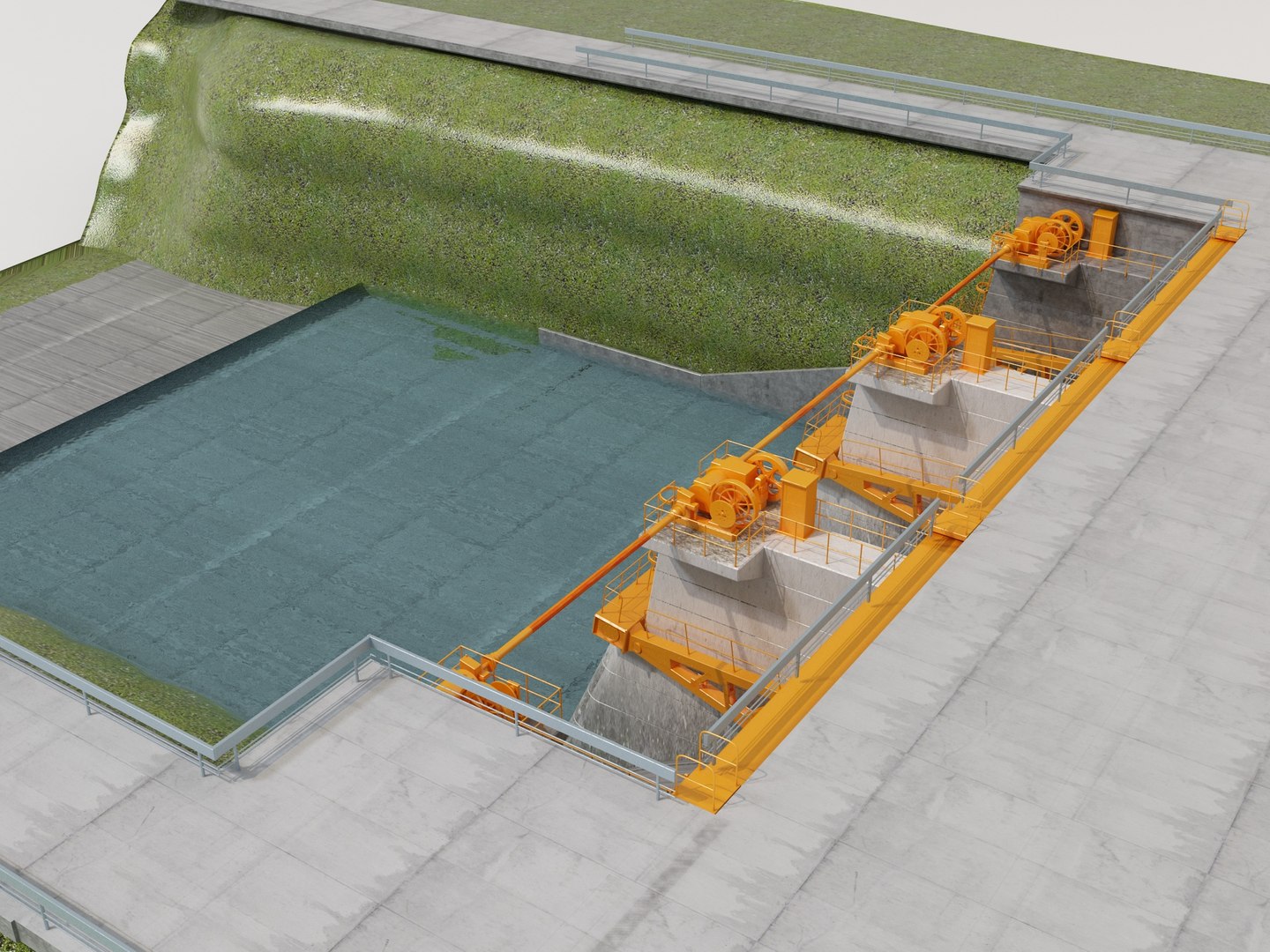 Dam 3D Model - TurboSquid 2004223