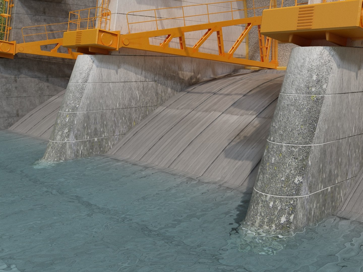 Dam 3D Model - TurboSquid 2004223