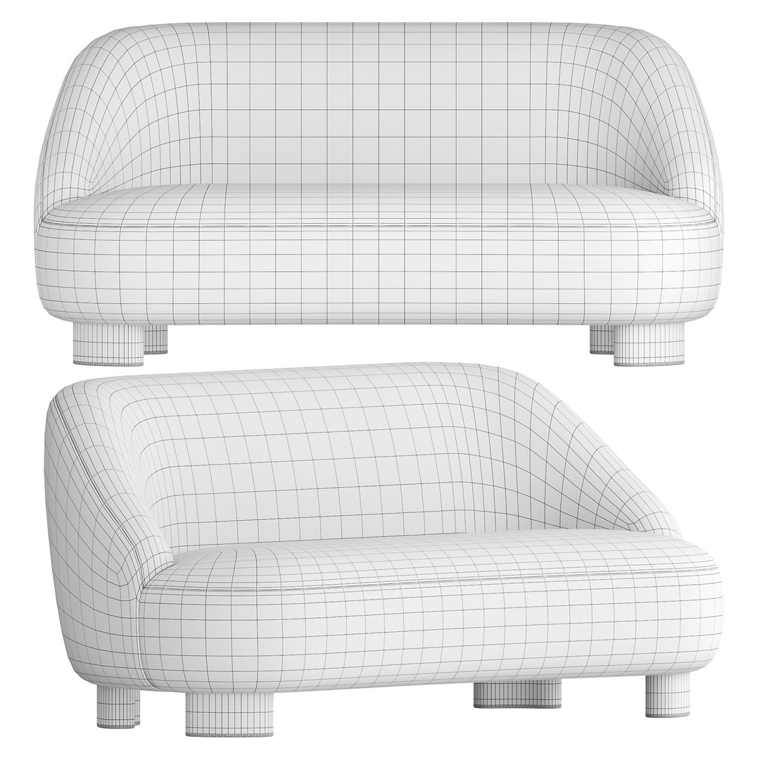 Margas LC3 Sofa Model - TurboSquid 2039016