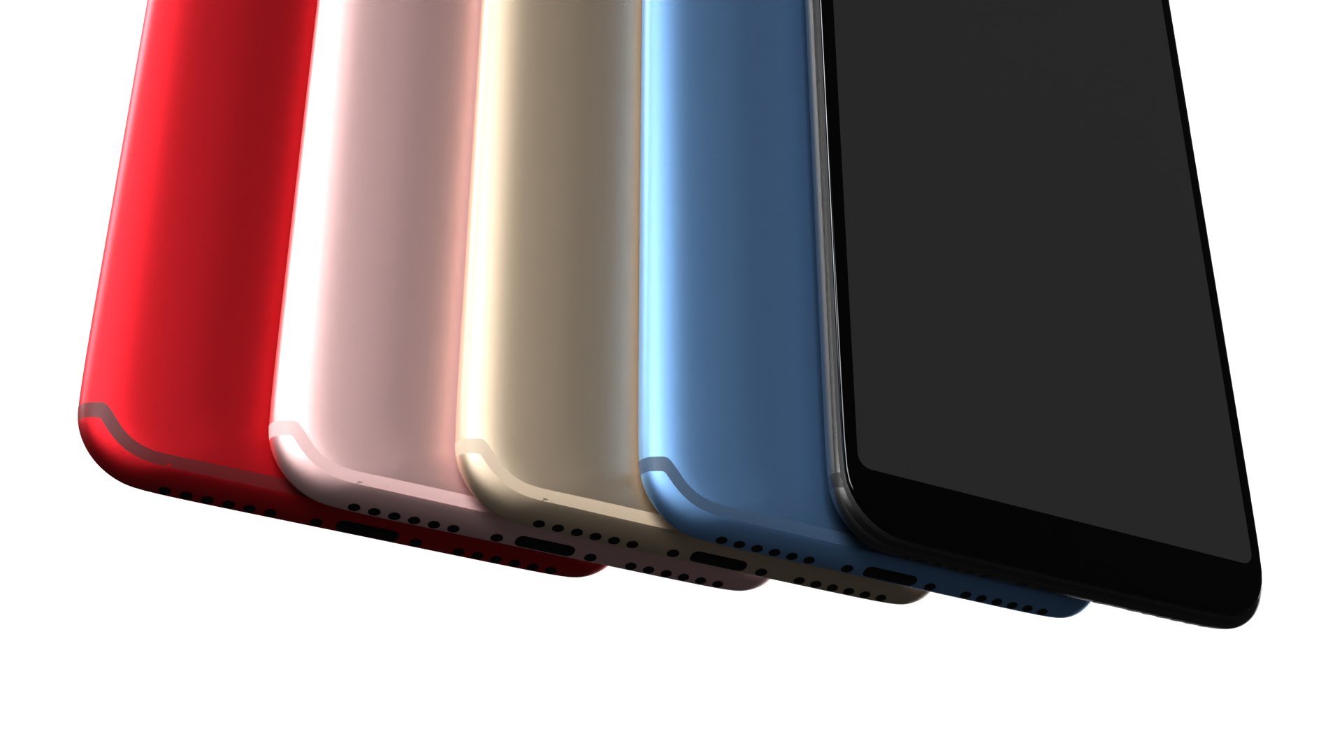 Xiaomi Mi 6X All Colors 3D Model - TurboSquid 1912144