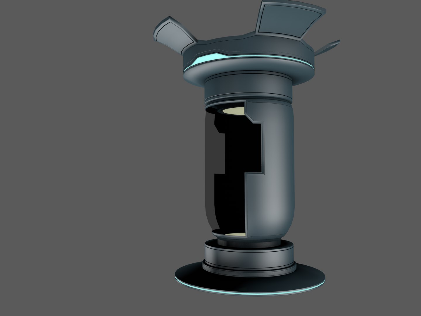 Sci fi liquid container 3D model - TurboSquid 1456707