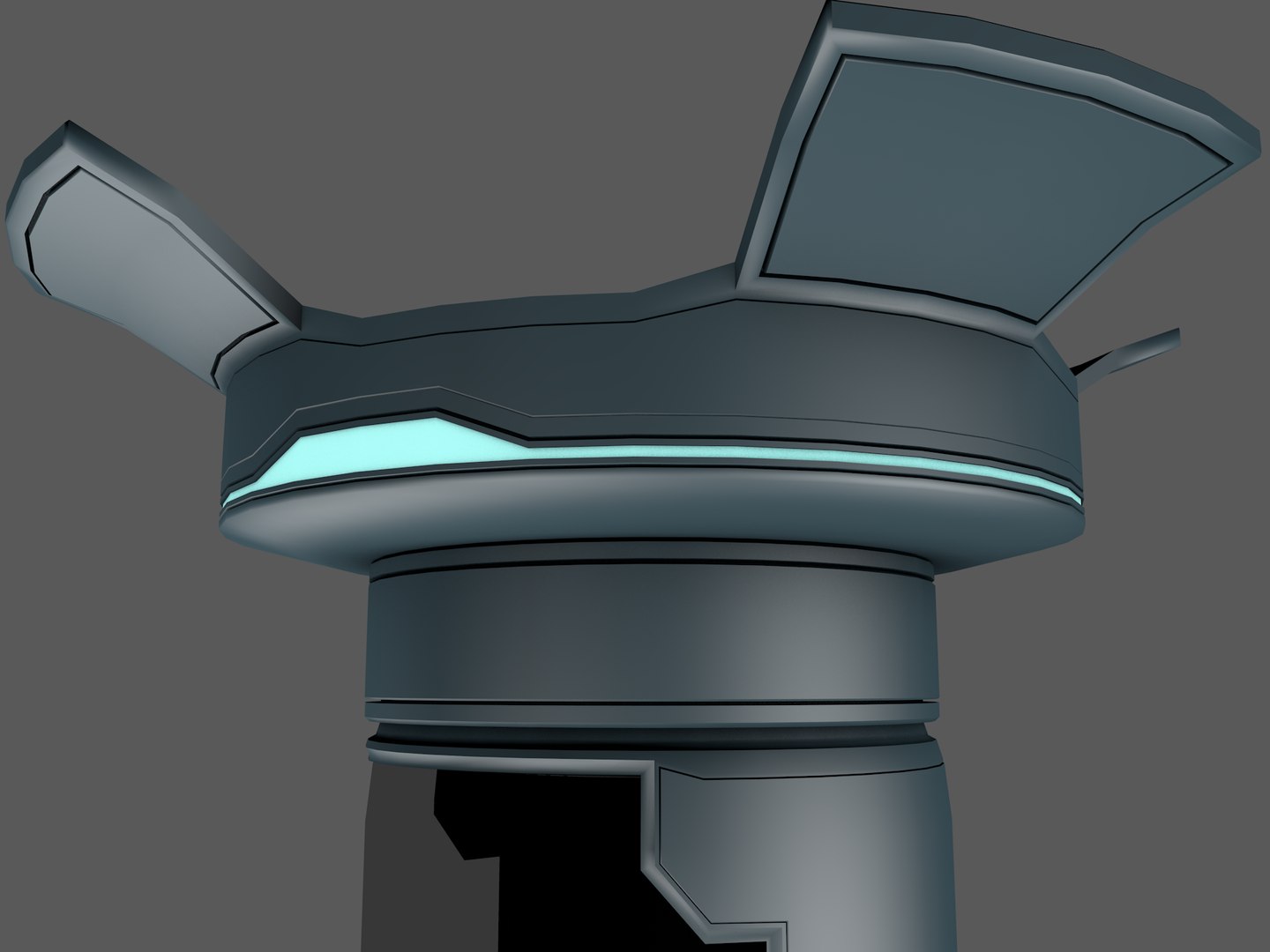 Sci fi liquid container 3D model - TurboSquid 1456707