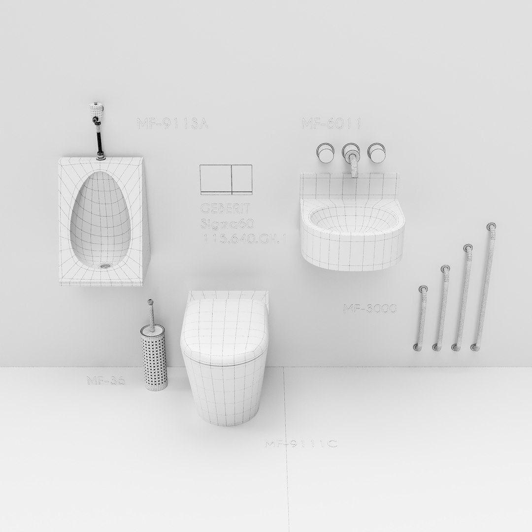 Stainless Steel Wc Toilet 3D - TurboSquid 1536834