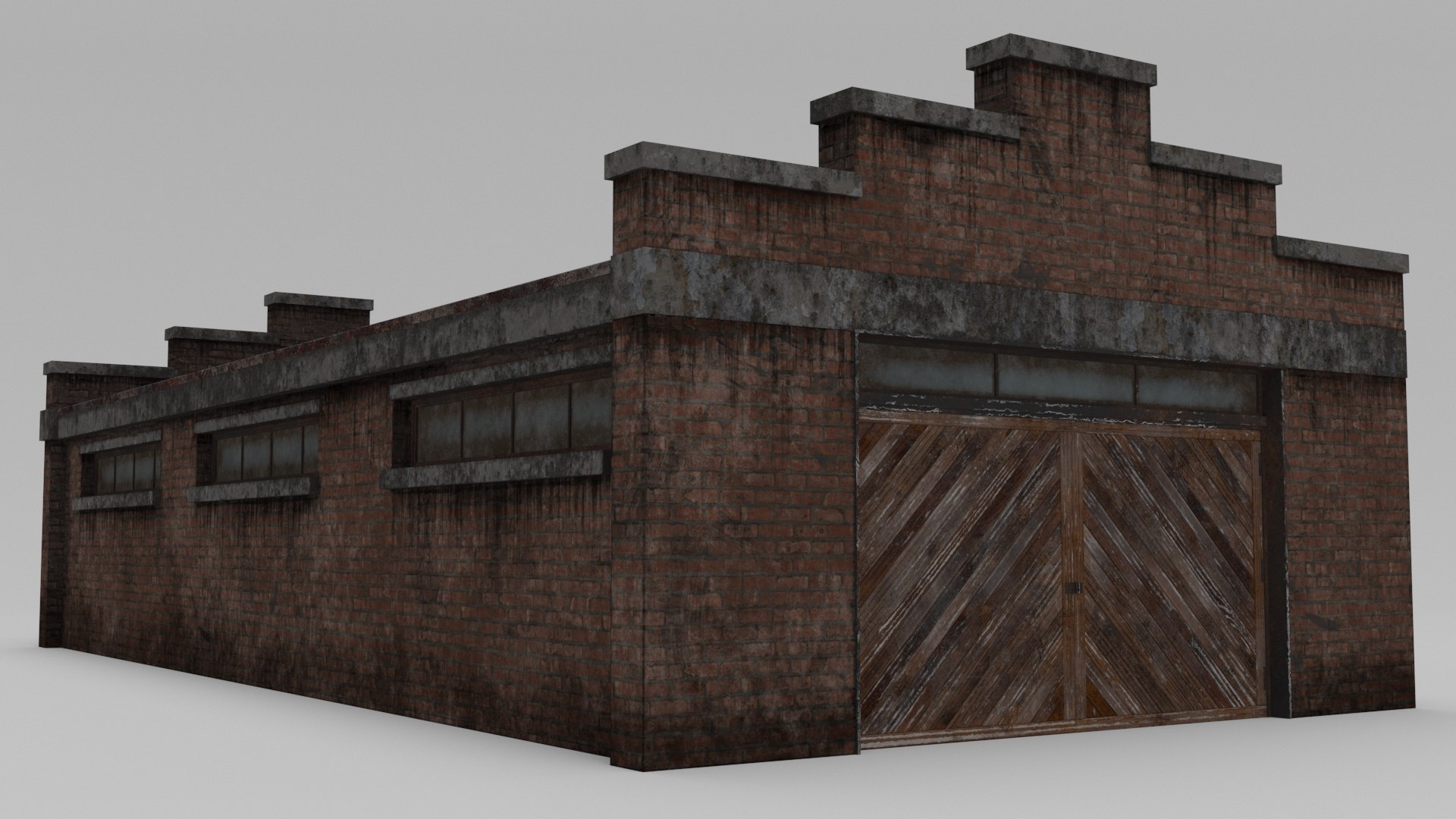 3D Old Warehouse Model - TurboSquid 2119619