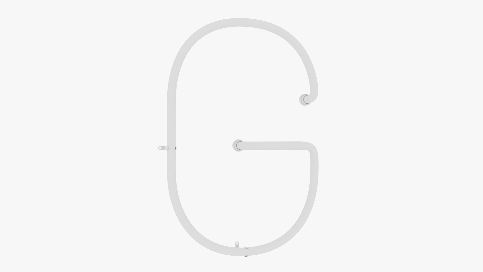 3D Neon Red Alphabet G - TurboSquid 2144073