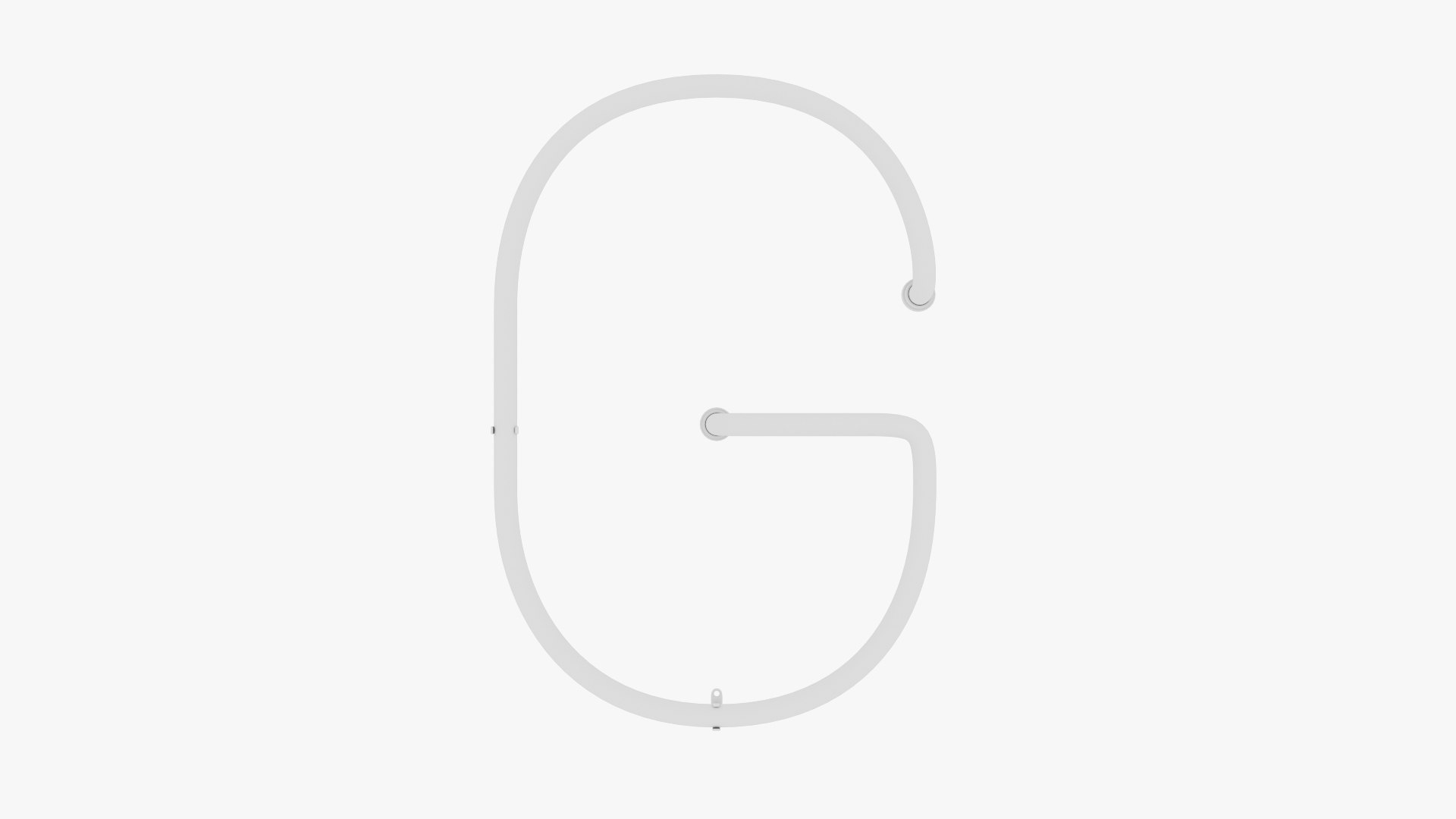 3D Neon Red Alphabet G - TurboSquid 2144073