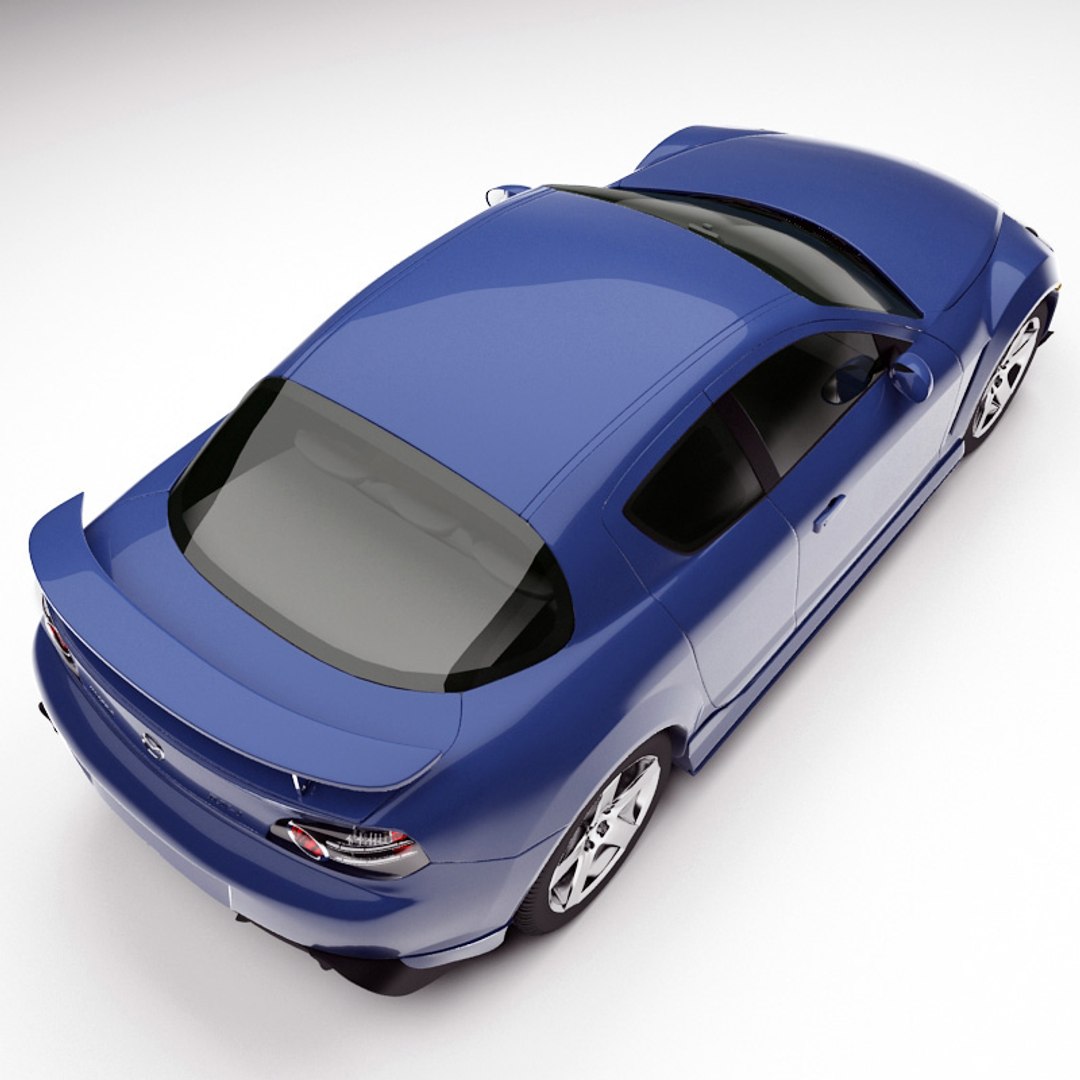 Rx8 Sport Car 8 3d Model