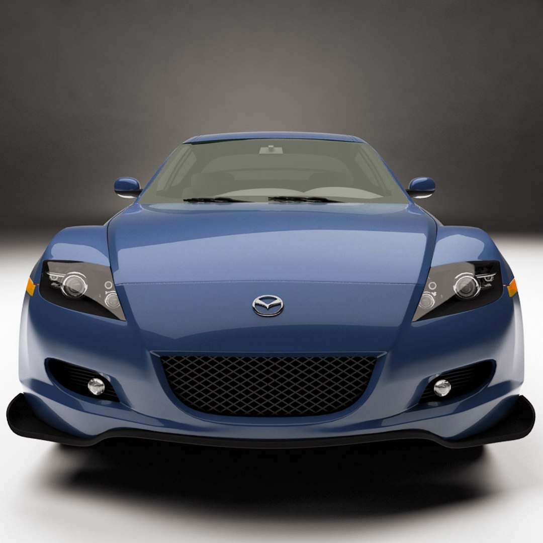 Rx8 Sport Car 8 3d Model
