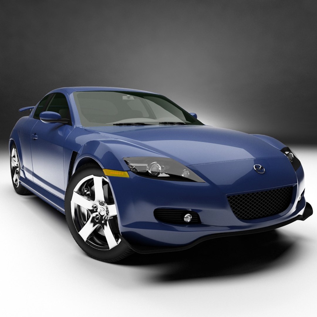 Rx8 Sport Car 8 3d Model