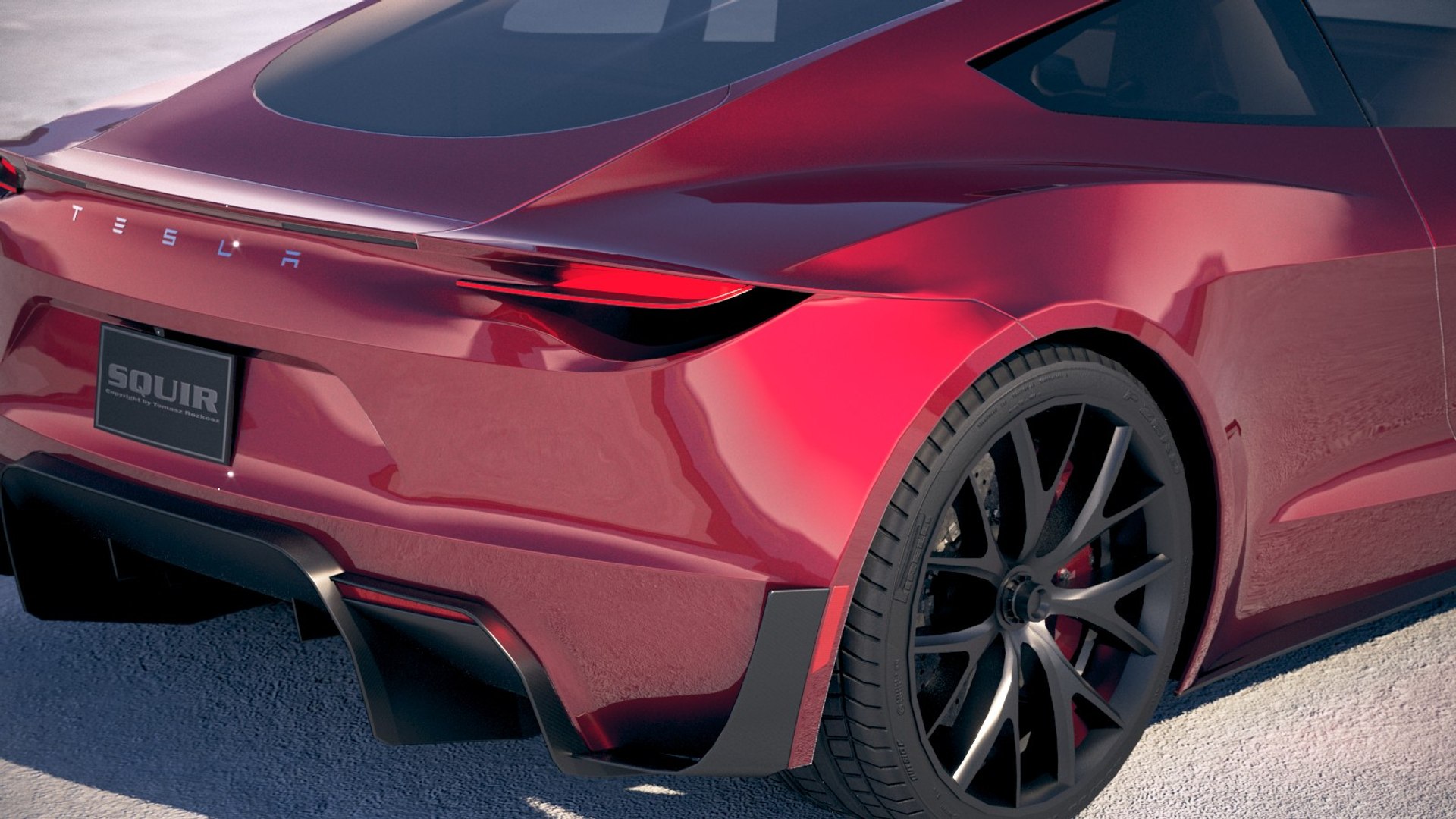 Tesla Roadster 2020 Model - TurboSquid 1240895