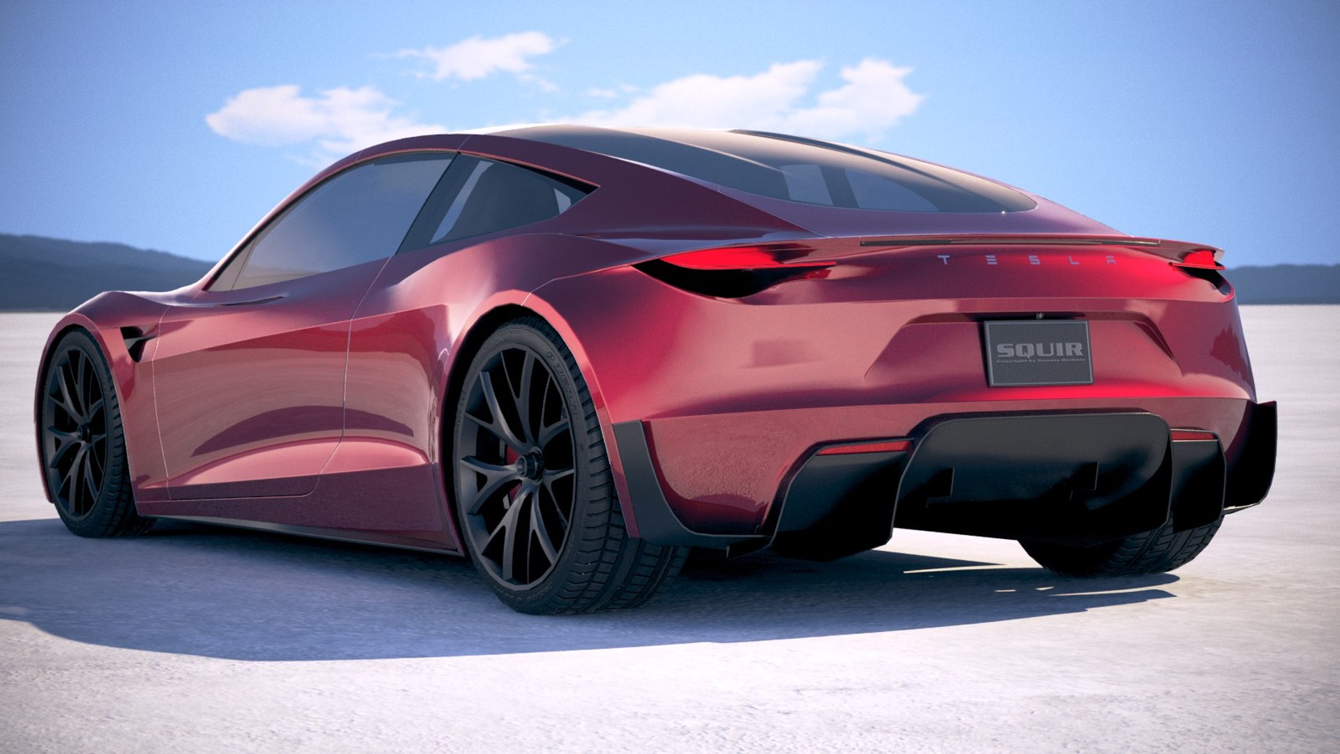 Tesla Roadster 2020 Model - TurboSquid 1240895