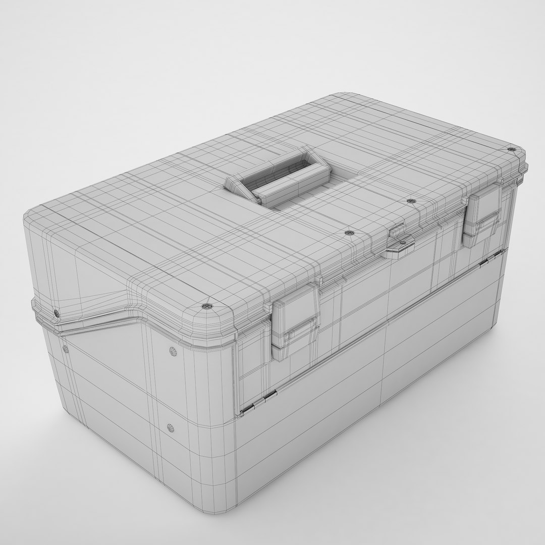 3D First Aid Paramedic Box 02 - TurboSquid 2031280