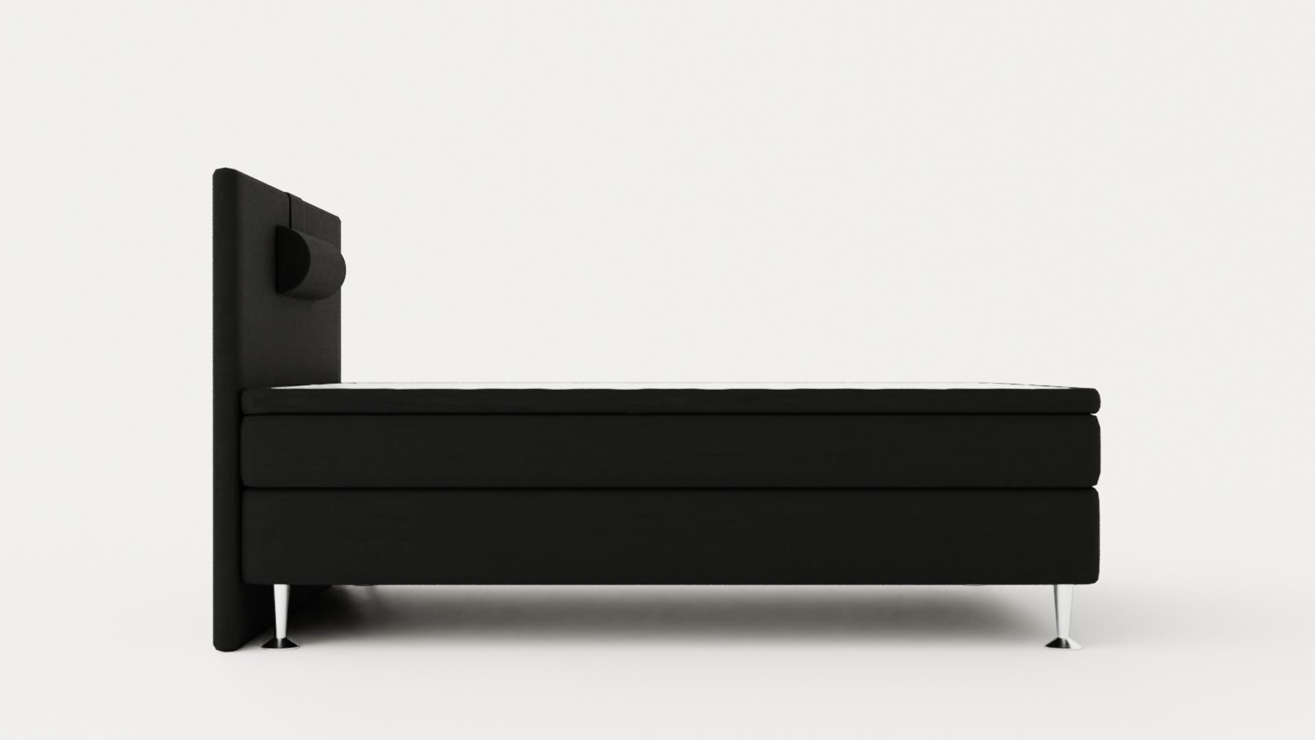 Meja Bed Package 140x200cm Black With Neck Pillow 3D Model - TurboSquid ...