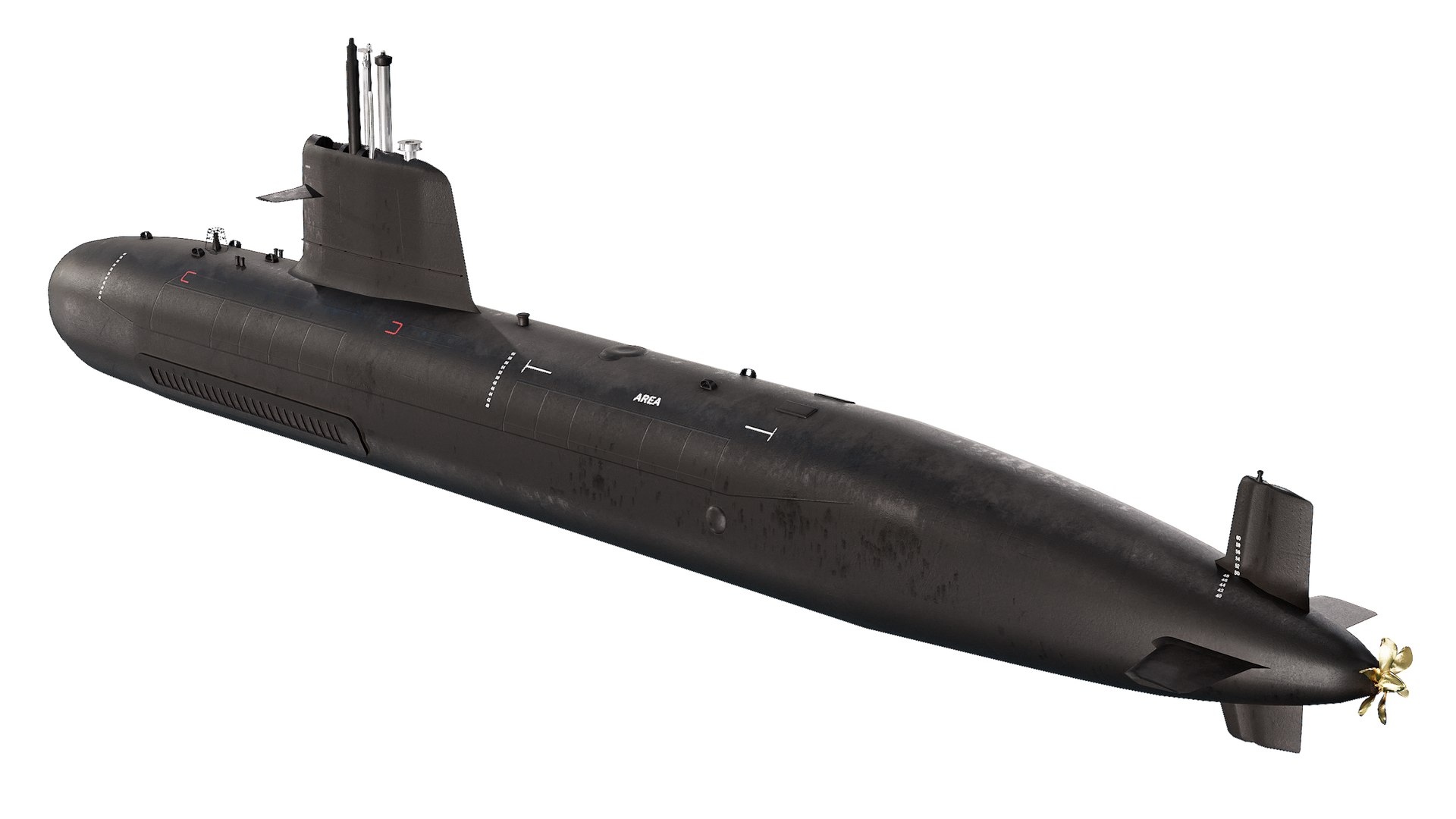 3D Model INS Vagsheer S-26 Submarine - TurboSquid 2152479