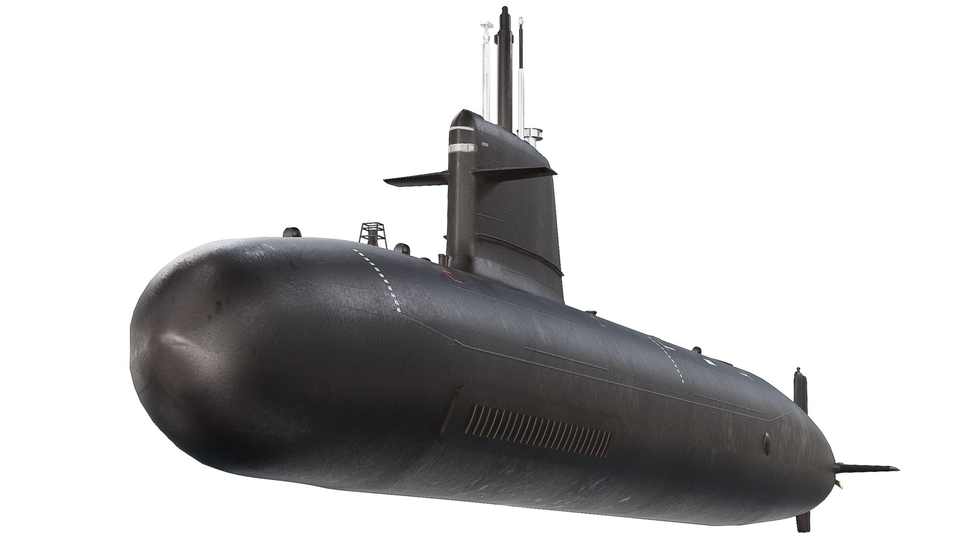 3D Model INS Vagsheer S-26 Submarine - TurboSquid 2152479