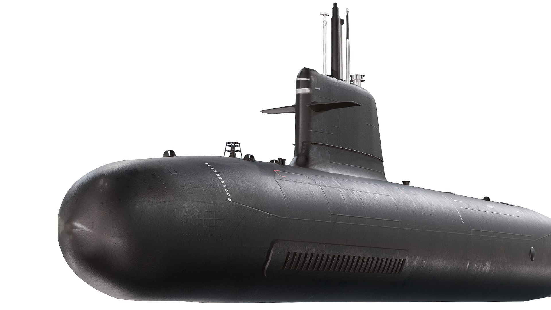 3D Model INS Vagsheer S-26 Submarine - TurboSquid 2152479