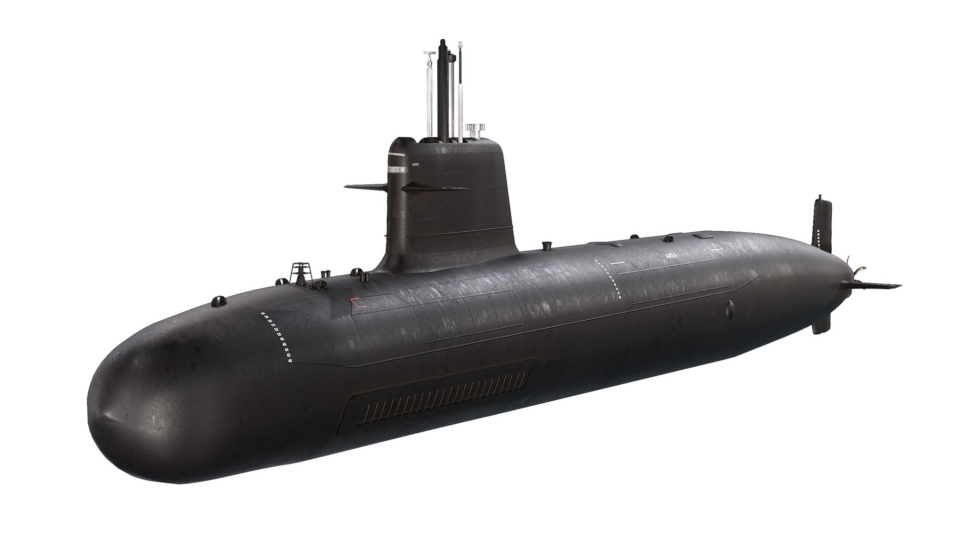 3D Model INS Vagsheer S-26 Submarine - TurboSquid 2152479