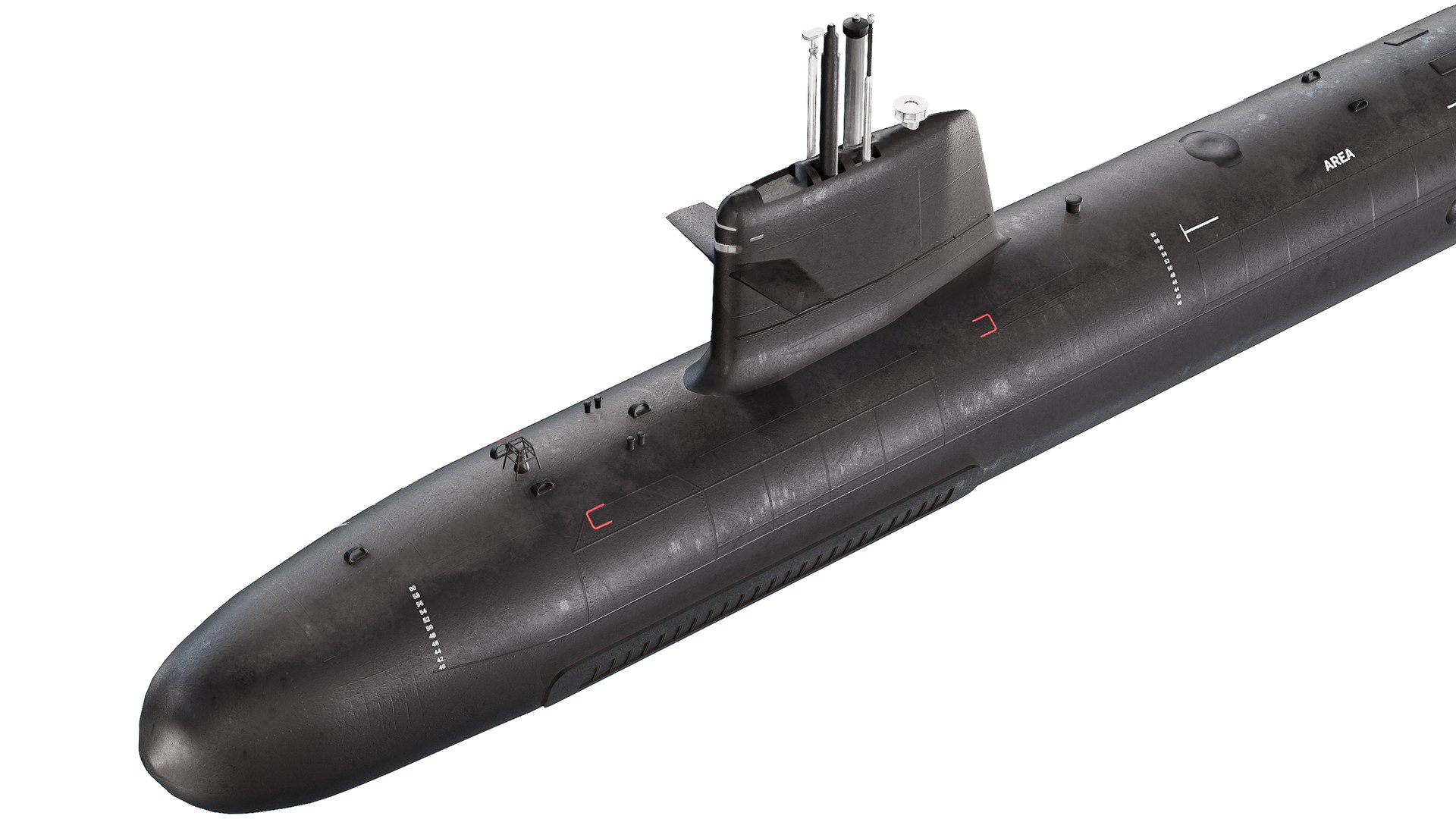 3D Model INS Vagsheer S-26 Submarine - TurboSquid 2152479