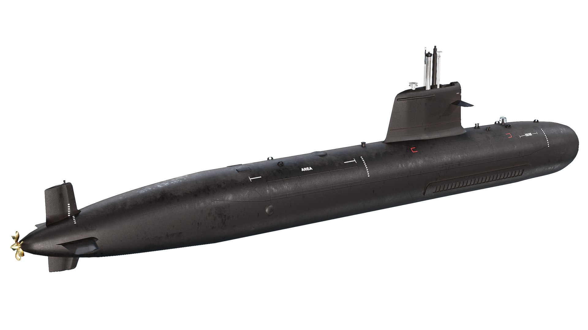 3D Model INS Vagsheer S-26 Submarine - TurboSquid 2152479