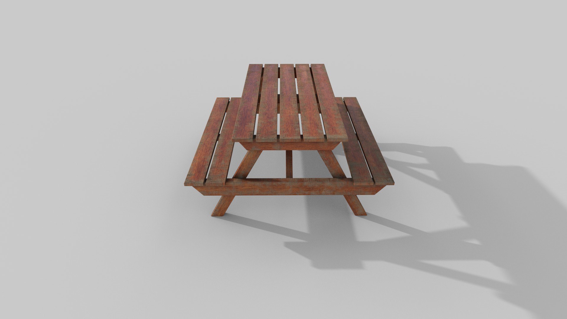 Outdoor Table 3D Model - TurboSquid 1835268