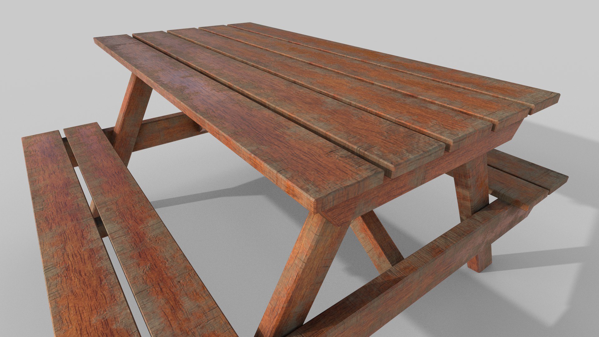Outdoor Table 3D Model - TurboSquid 1835268